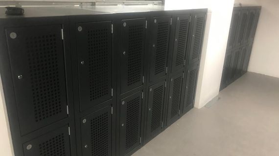 Folding Bicycle Locker (2 compartment)