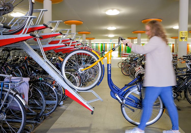 Bike rack shop store