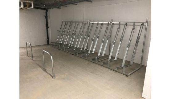 Semi Vertical Bike Rack | Semi Vertical Cycle Racks