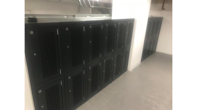 Folding Bicycle Locker (2 compartment)