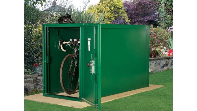 Double ended bike locker